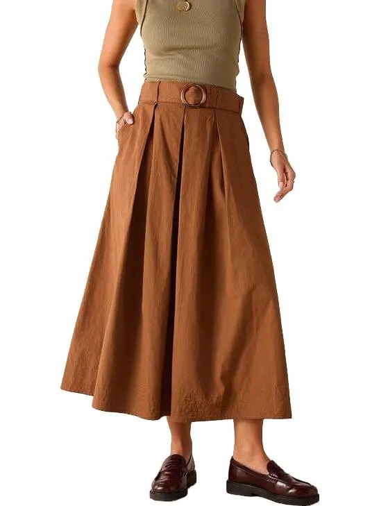 VOYAGEUR BY MERSEA Mariano Skirt - Saddle