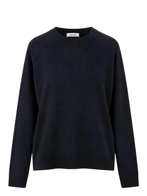 JUCCA Raglan-sleeve Sweater - Blue