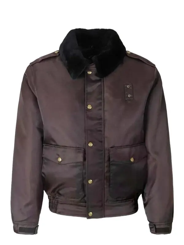 WILLY CHAVARRIA Uniform Bomber Jacket - Brown