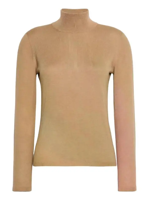 Max Mara High-neck Cashmere Sweater - Neutrals
