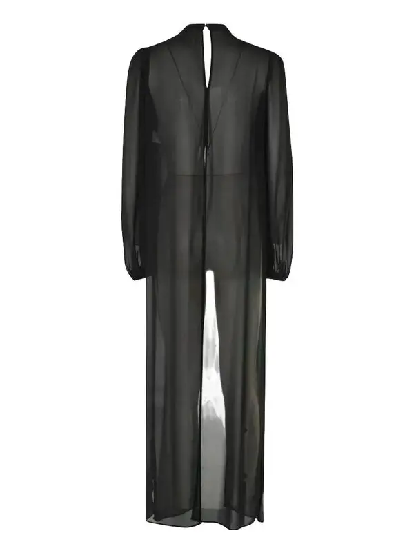 Elisabetta Franchi Blouse In Georgette Fabric - Black