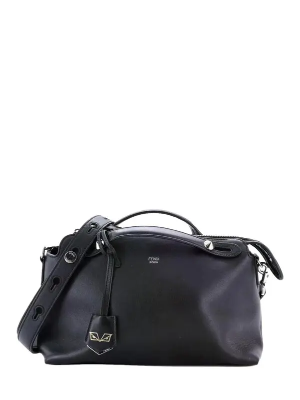 Fendi Monster The Way Leather Small Satchel - Black