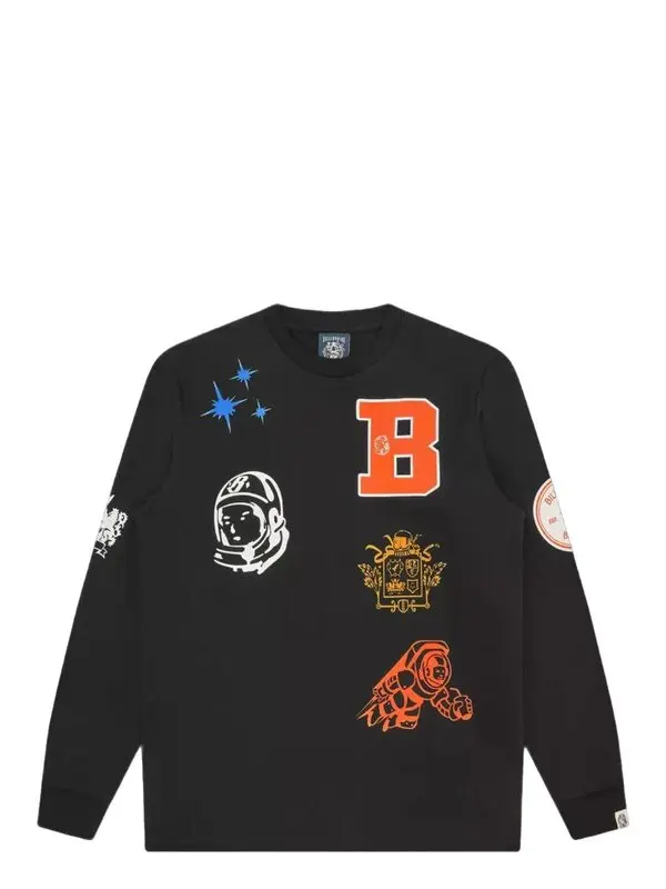 BILLIONAIRE BOYS CLUB Logo-print Long-sleeve T-shirt - Black