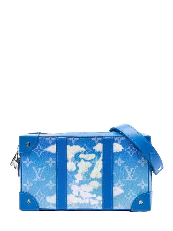 LOUIS VUITTON 2020 Monogram Clouds Trunk Crossbody Bag - Blue