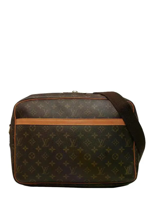 LOUIS VUITTON 1998 Monogram Reporter Gm Crossbody Bag - Brown
