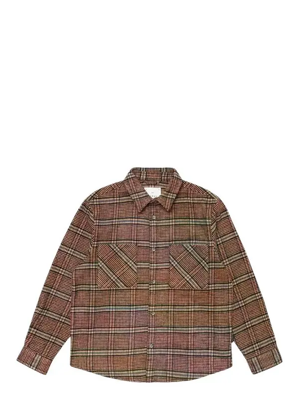 Edwin Julius Check-pattern Shirt - Red
