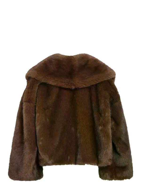 BB COUTURE Farrah Faux-fur Jacket - Brown