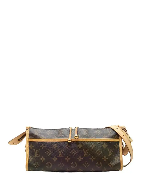 LOUIS VUITTON 2006 Monogram Popincourt Long Crossbody Bag - Brown