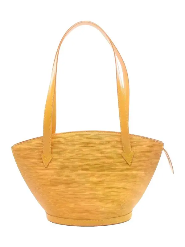 LOUIS VUITTON 1997 Epi Saint Jacques Gm Long Strap Tote Bag - Yellow