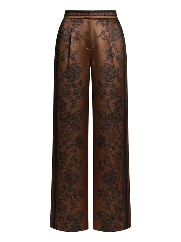 RAISHMA Jemma Chocolate Trousers - Brown