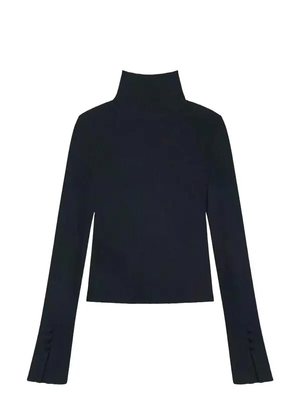 A.L.C. Jett Button-cuff Sweater - Black
