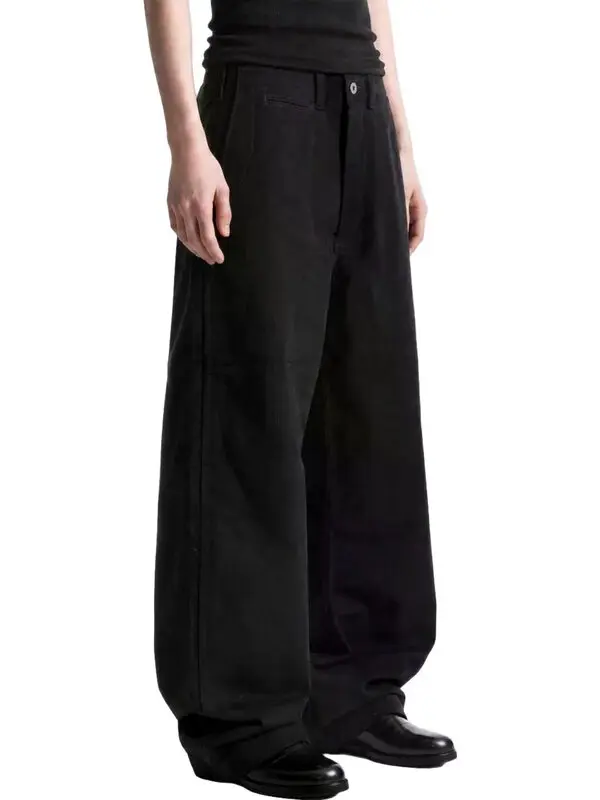 TAIGA TAKAHASHI Wide-leg Trousers - Black
