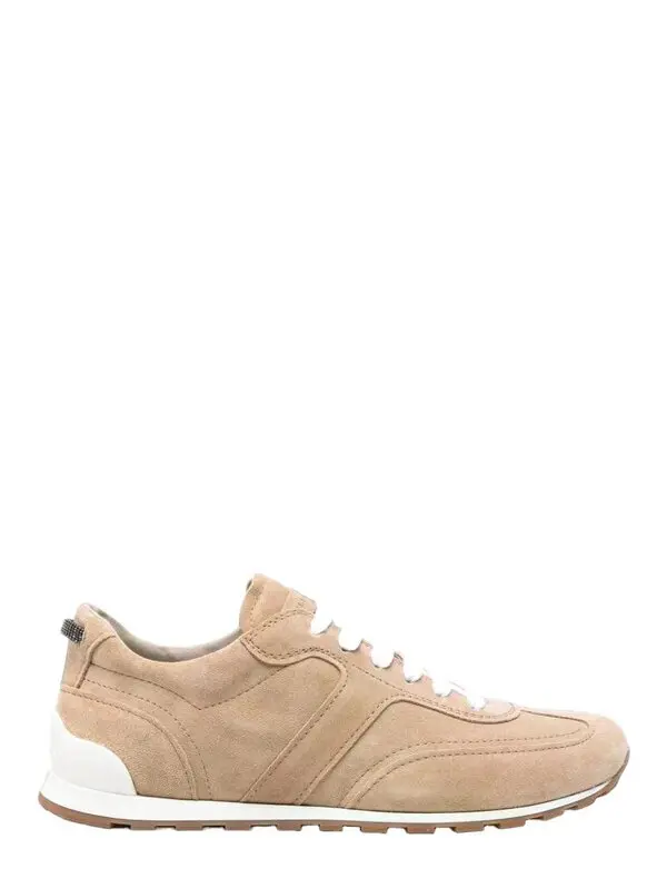 Brunello Cucinelli Suede Sneakers - Neutrals