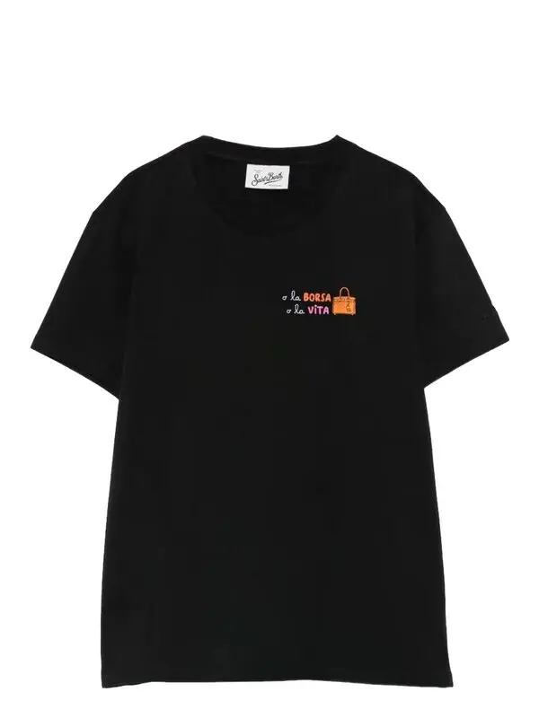 MC2 SAINT BARTH Emilie T-shirt - Black