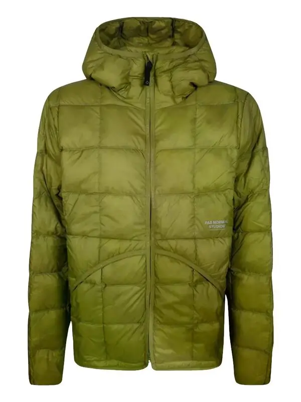 PAS NORMAL STUDIOS Off-race Quilted Down Jacket - Green