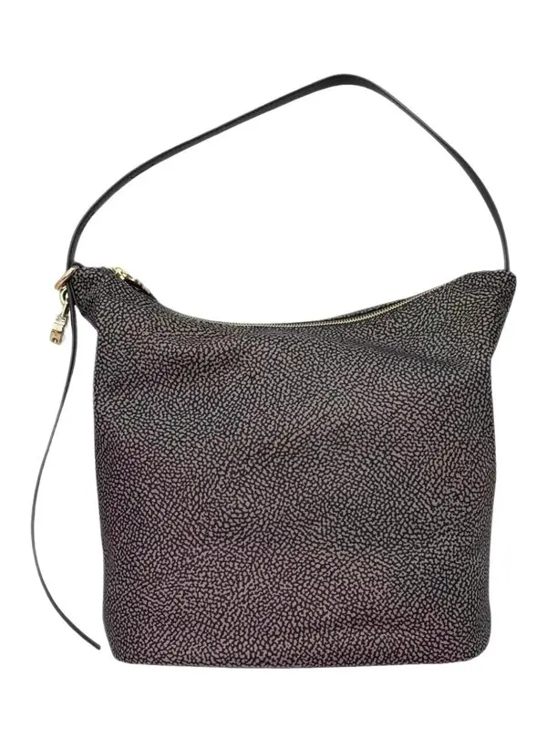 Borbonese Medium Prive O.p. Print Bag - Grey