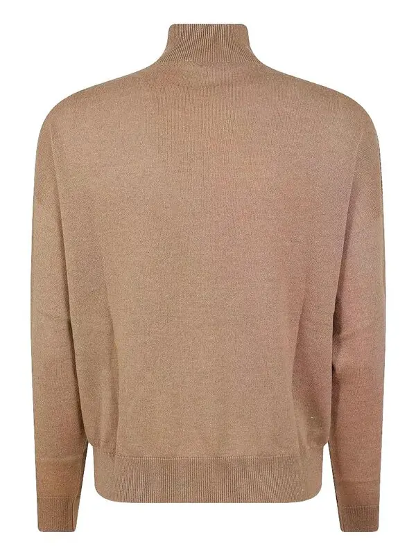 Peserico High-neck Sweater - Neutrals