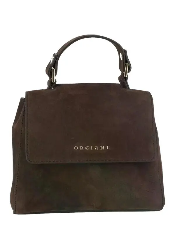 Orciani Mini Sveva Nabucco Leather Tote Bag - Brown
