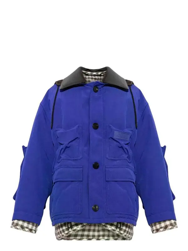 Loewe Logo-patch Insulated Jacket - Blue