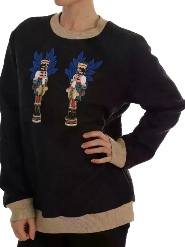 Dolce & Gabbana Nutcracker-patch Sweater - Black