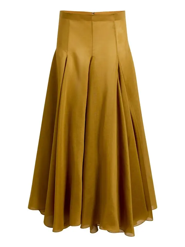 Khaite Coda Skirt - Bronze