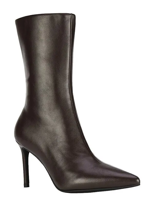 Jeffrey Campbell Everynite Mid Calf Stiletto Boots - Coffee