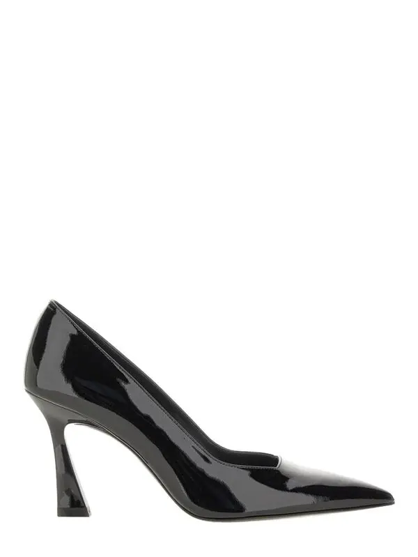 STUART WEITZMAN Vinnie Mini Pump Heels - Black