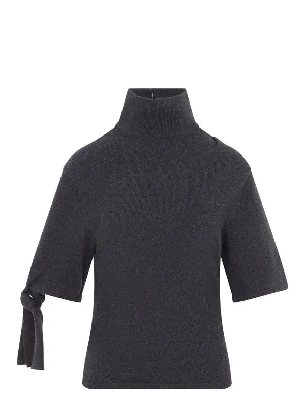 Jacquemus Fiocco Wool-cashmere Pullover Sweater - Grey