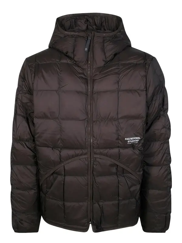 PAS NORMAL STUDIOS Off-race Down Liner Jacket - Marrone