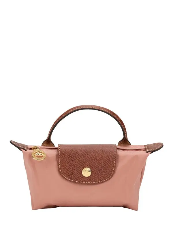 Longchamp Long-handle Mini Pochette Le Pliage Organizer - Pink