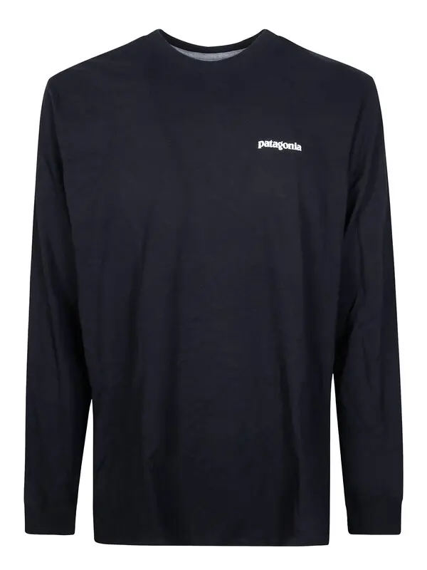 Patagonia Long-sleeve P-6 Logo Responsibili-tee - Nero