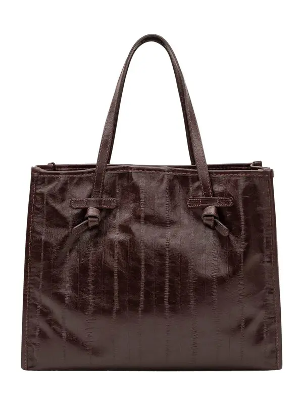GIANNI CHIARINI Marcella Structured Handbag - Antique Ruby