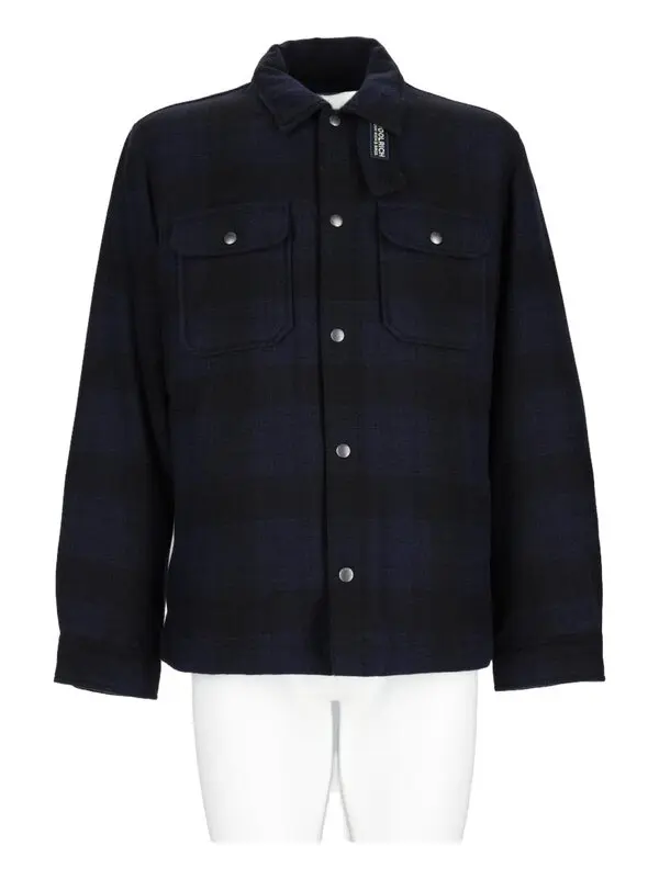 Woolrich Wool Button-up Shirt - Blue