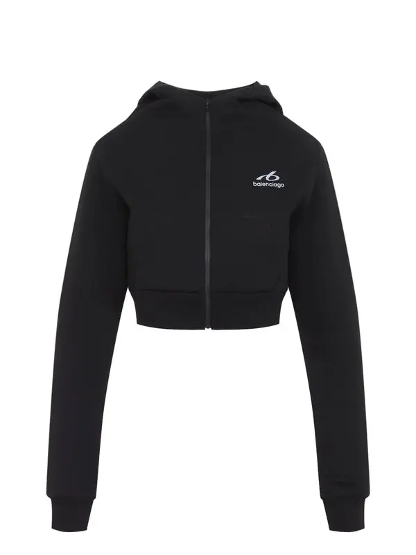 Balenciaga Cocoon Hooded Hoodie - Black