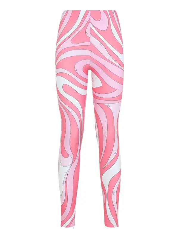 Emilio Pucci Printed Stretch Leggings - Multicolour