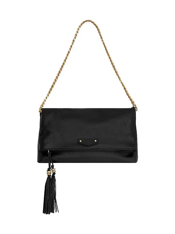 Rebecca Minkoff Tessa Convertible Leather Clutch - Black