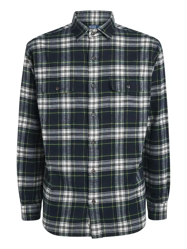 Polo Ralph Lauren Cotton Plaid Shirt - Navy