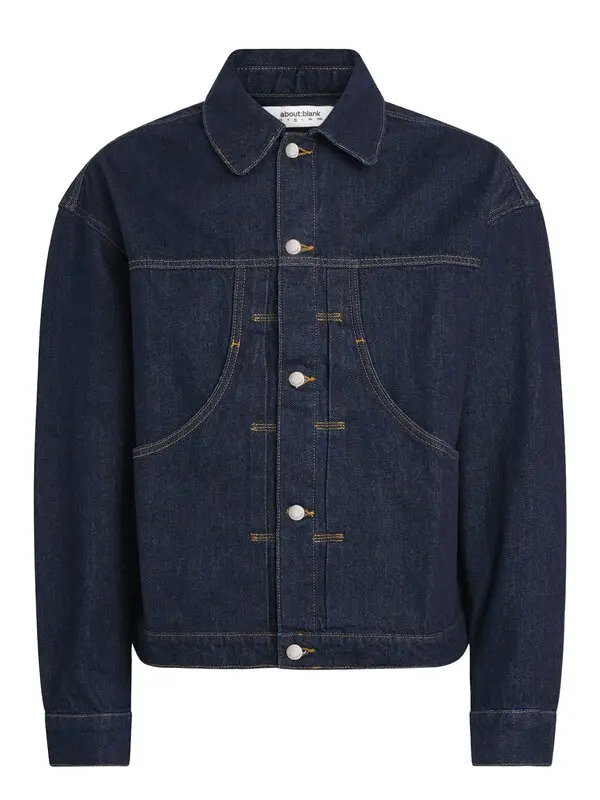 ABOUT:BLANK Boxy Denim Jacket - Blue