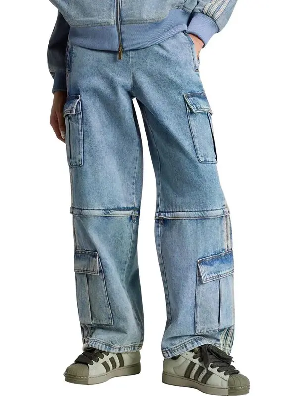 Adidas Mid-rise 2-in-1 Cargo Pants - Blue