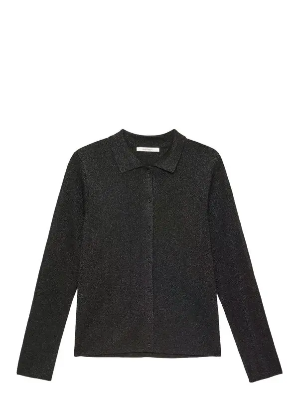 Malìparmi Polo-collar Cardigan - Black