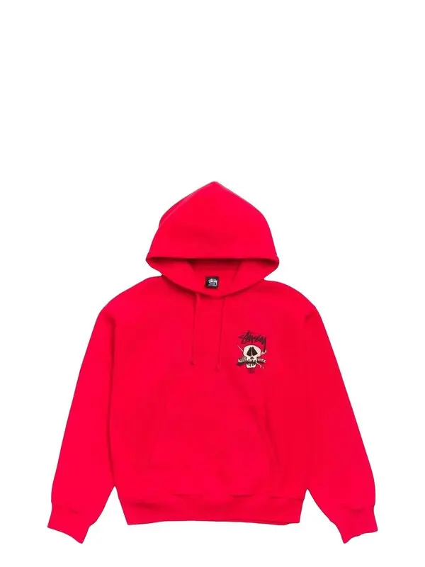 StÜssy Fresh Foils Hoodie Garment Dyed 'red - Redd