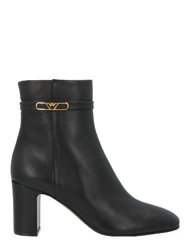 Emporio Armani Ankle Boots Size Leather - Black