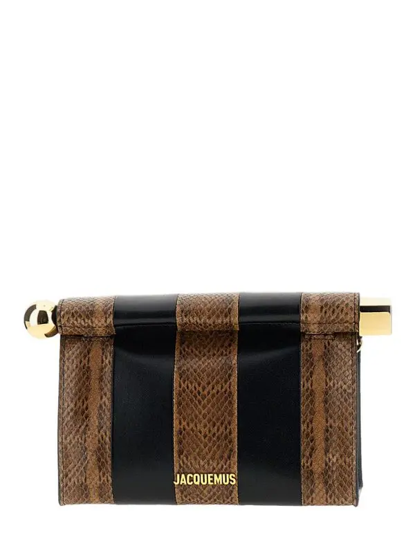 Jacquemus Borsa Bicolore Le Sac Rond Carre - Multicolor