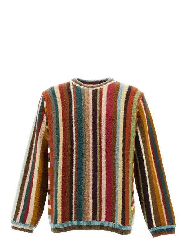 Paul Smith Maglione Girocollo A Righe - Multicolore