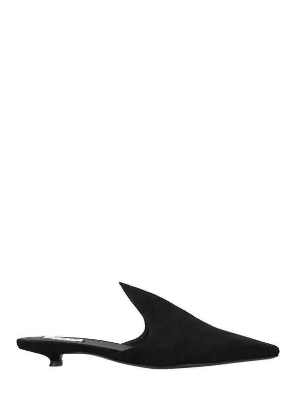 Alaïa Suede Pointy Mules 25 - Black