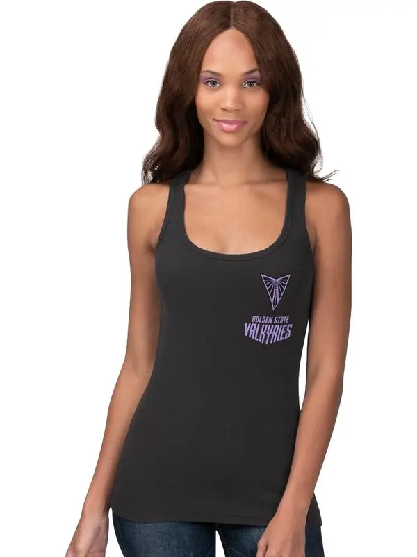STARTER Golden State Valkyries 30th Anniversary Preseason Tank Top - Black