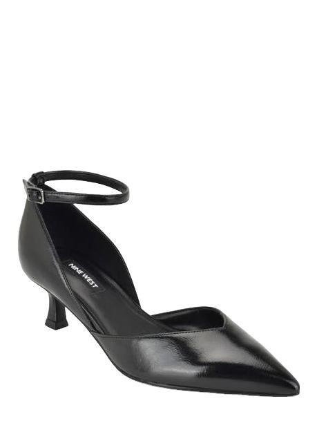 Nine West Kory Faux Leather Pointed Toe Pump - Black