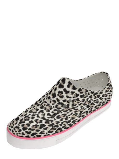 Native Shoes Jefferson Arc Wanderfoam Print Slip On Sneaker - Shell White/white/leopard