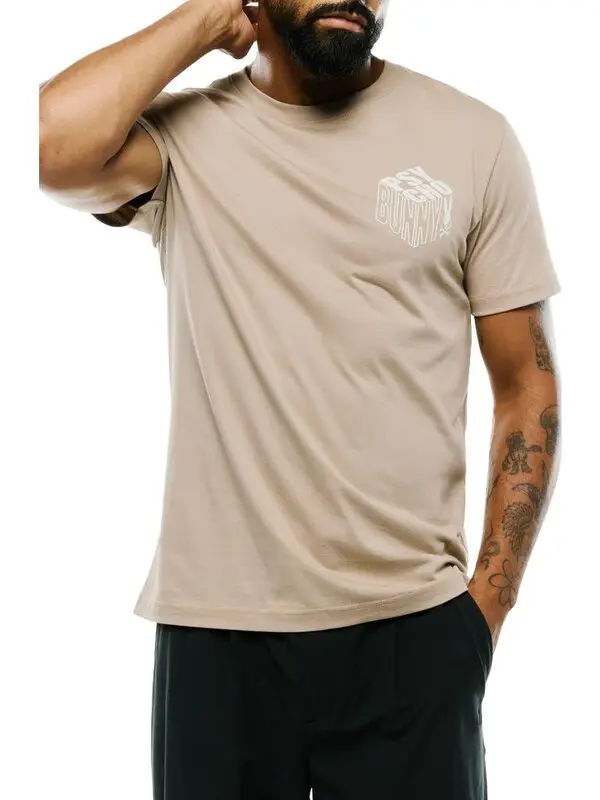 Psycho Bunny Conan Back Graphic Pima Cotton Graphic T-shirt - Stone