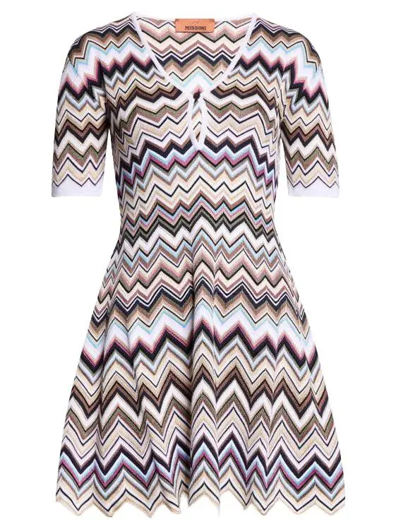 Missoni Short Sleeve Minidress - Smspl
